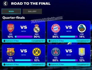 FC Mobile 25: UCL Road to the Final (RTTF) Event Guide - FIFAMobileGuide.com