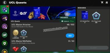 FC Mobile 25: UCL Road to the Final (RTTF) Event Guide - FIFAMobileGuide.com