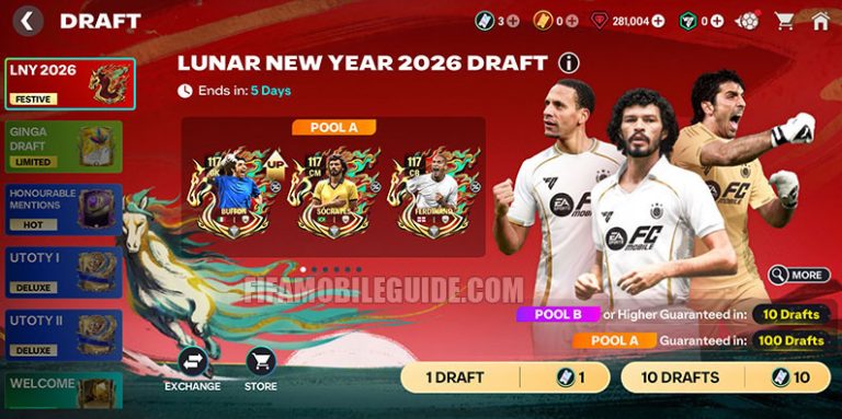 FC Mobile 26: Lunar New Year (LNY) Event Guide